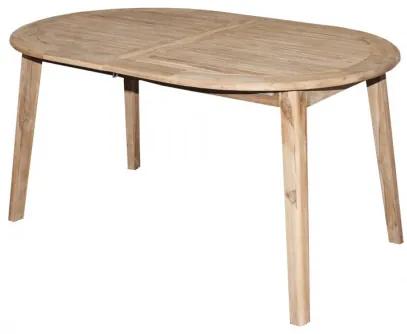 Doppler TECTONA - dřevěný rozkládací teakový stůl 150/200x95x75 cm
