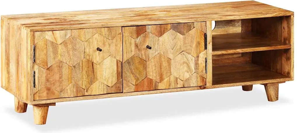 TV stolek z masivního mangovníkového dřeva, 118 x 35 x 40 cm 245136