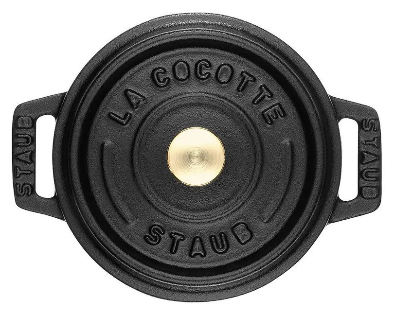 Staub Cocotte Mini hrnec kulatý 10 cm/0,25 l černý, 1101025