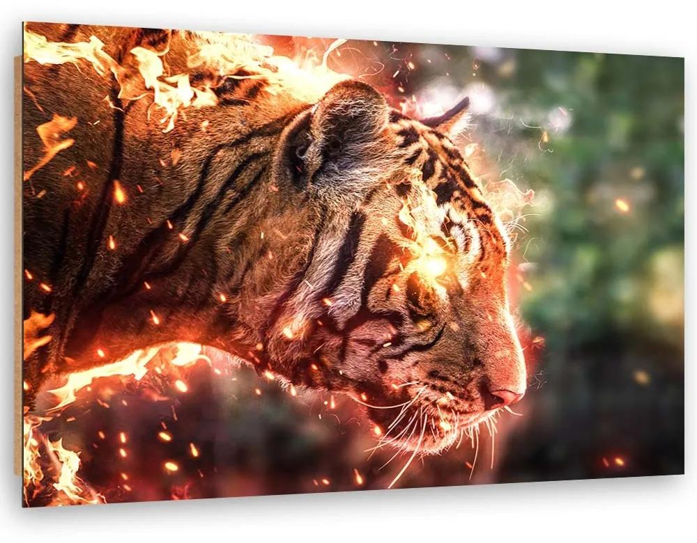 Gario Obraz na plátně Plamenný tygr - Alex Griffith Rozměry: 60 x 40 cm