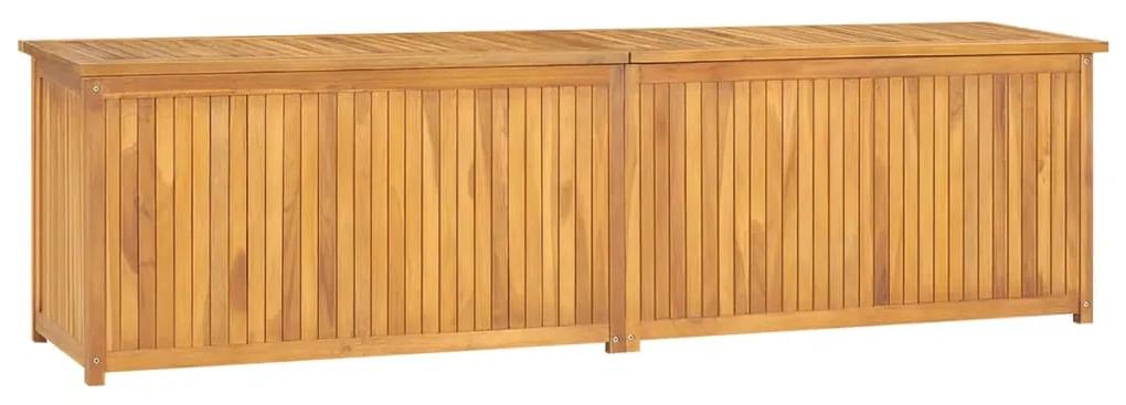 318735 vidaXL Zahradní box 200 x 50 x 55 cm masivní teakové dřevo