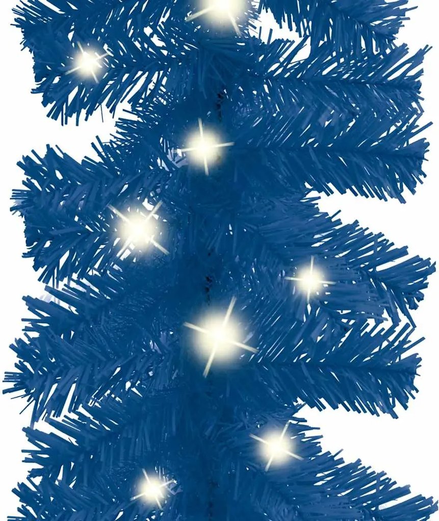 Vánoční girlanda s LED světýlky 10 m modrá 329193