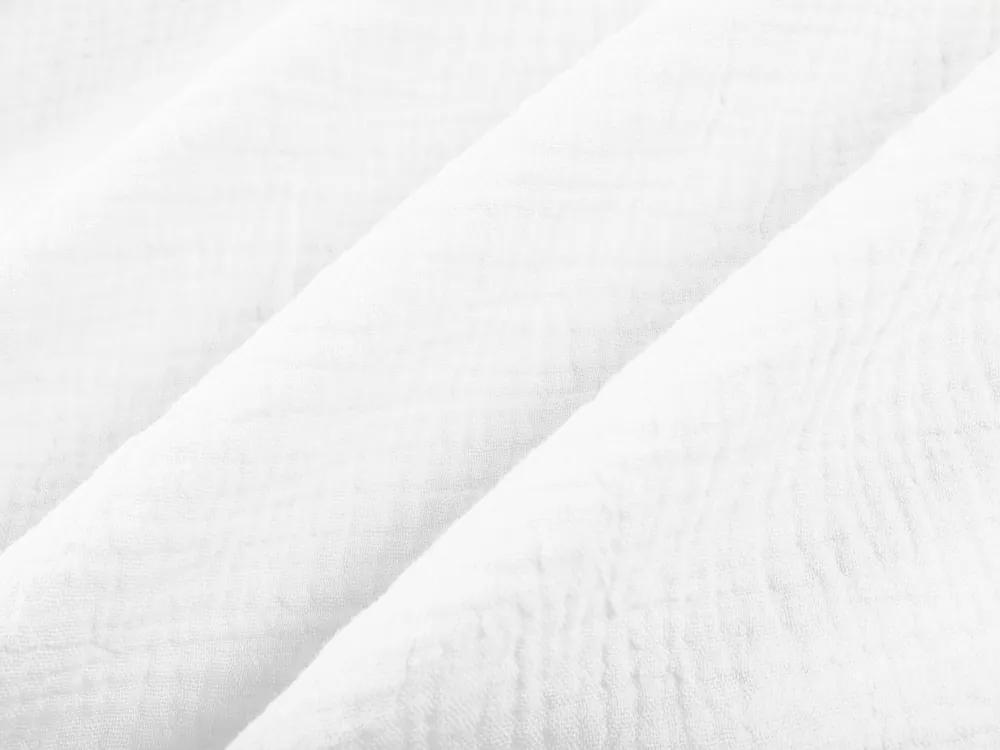 Biante Mušelínový povlak na polštář MSN-010 Bílý 40 x 60 cm