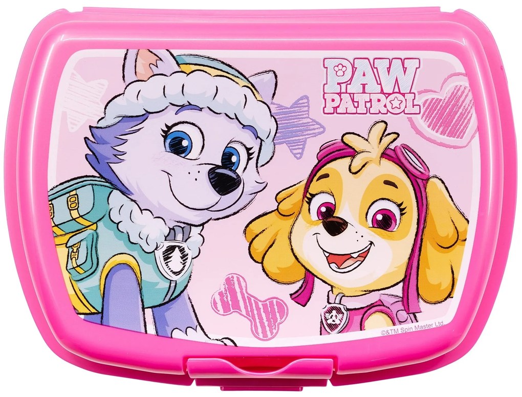 Box na svačinu pro holky Tlapková patrola / Paw Patrol s klipsou