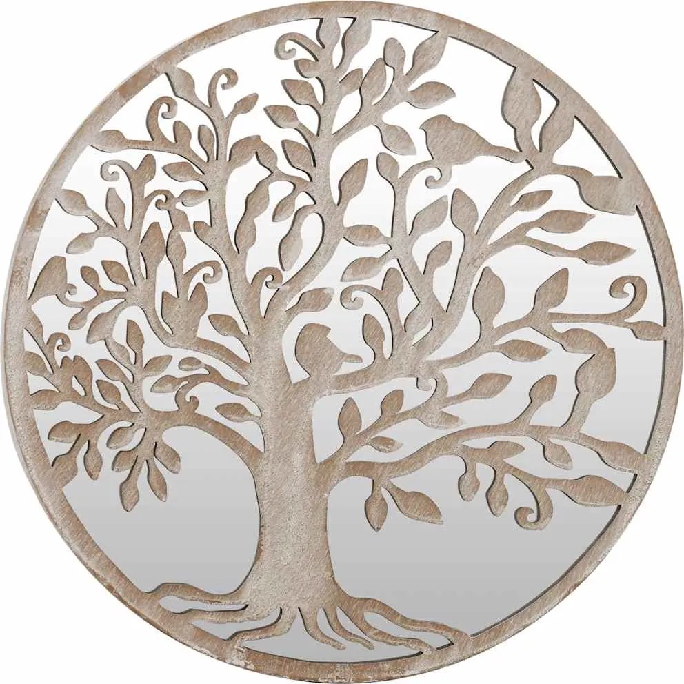 Zrcadlo pískové 40 x 2,5 cm železo kulaté do interiéru 3093539