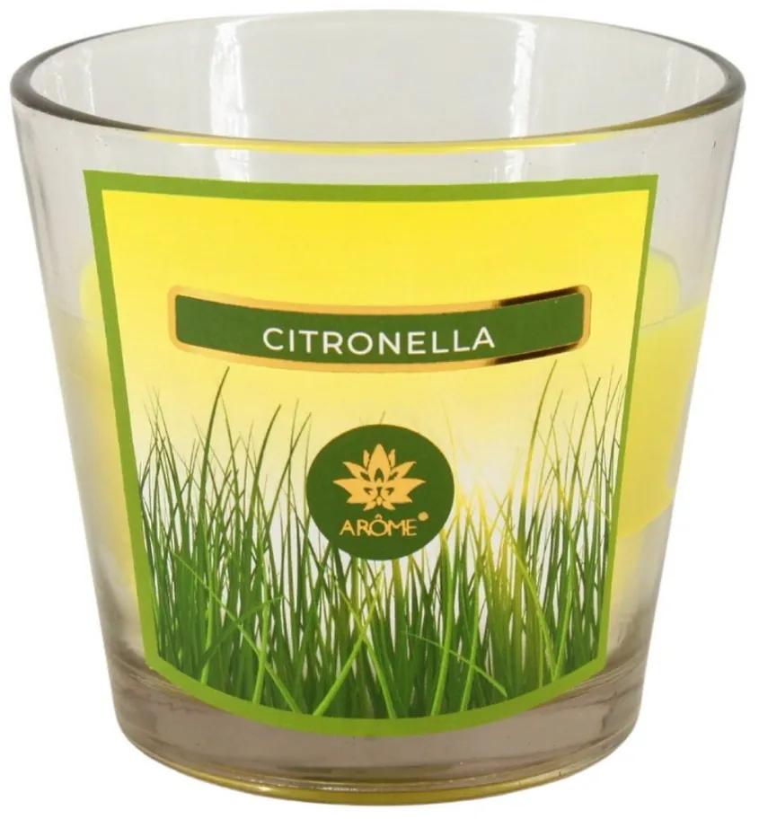 Arome Vonná svíčka ve skle Citronella, 120 g