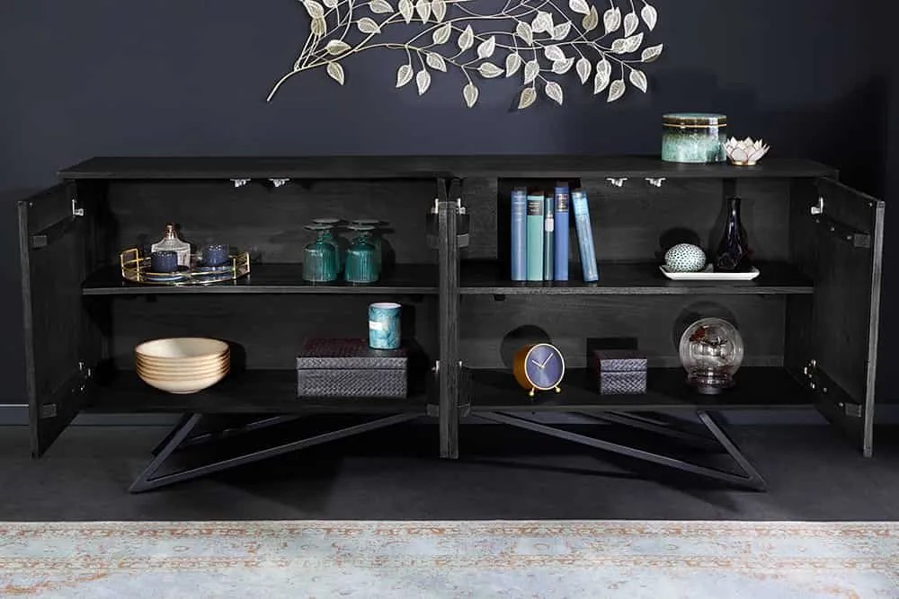Designová komoda Quillon 175 cm přírodní kámen