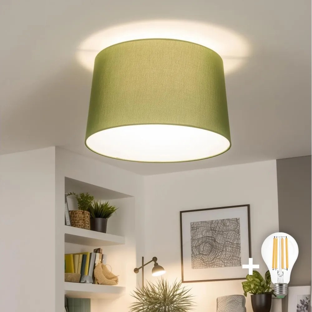 Brilagi - LED Přisazený lustr CERIA 1xE27/40W/230V pr. 45 cm zelená