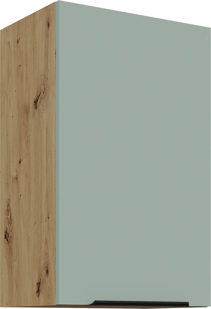 ARIA st | horní skříňka 45 G-72 1F policová | 45 cm | ANTI FINGERPRINT povrch | artisan/aquamarine