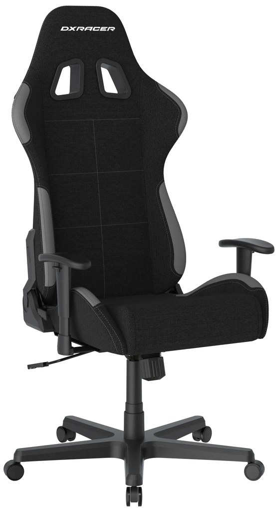 Herní židle DXRacer FORMULA - látka, černá / šedá