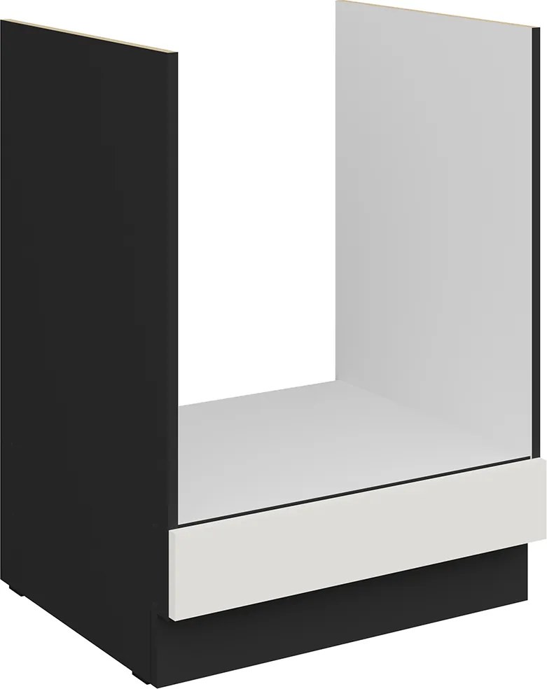 ARIA wb | dolní skříňka 60 D GAZ na vestavnou troubu | 60 cm | černá/bílá