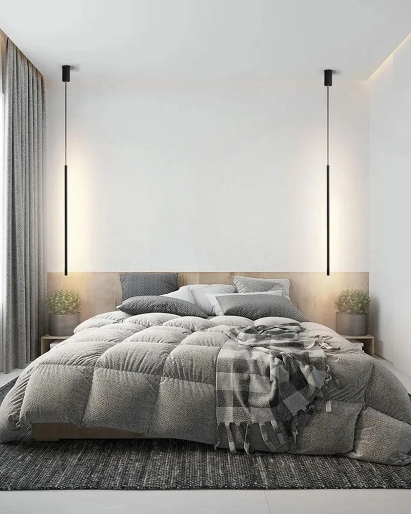 Toolight Toolight, LED stropní svítidlo 100cm, 18W, APP1449-C, černá matná, OSW-04186