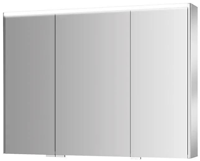JOKEY Dekor ALU III-HL LED bílá zrcadlová skříňka hliníková 124513120-0110