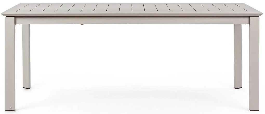 BIZZOTTO Rozkládací zahradní stůl KONNOR 200x110 cm světle šedá 0662721