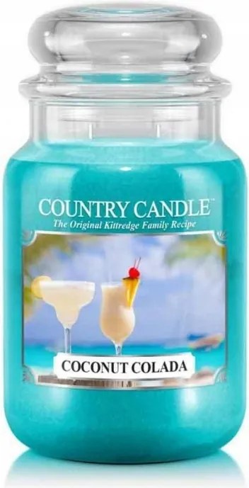 Coconut Colada Country Candle – velká vonná svíčka se dvěma knoty