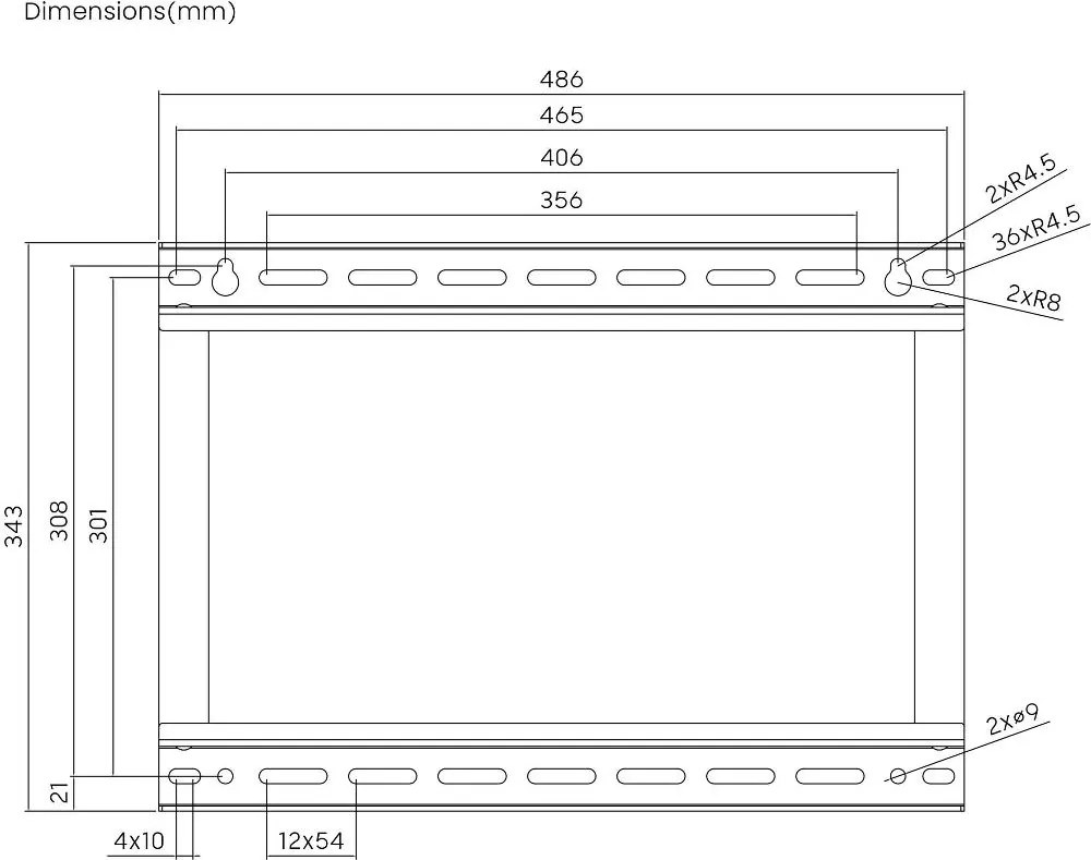 STELL SHO 5720 - výsuvný držák TV 32 - 70