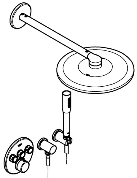 GROHE 34709000 - Sprchový set SMARTCONTROL Perfect lesklý chrom