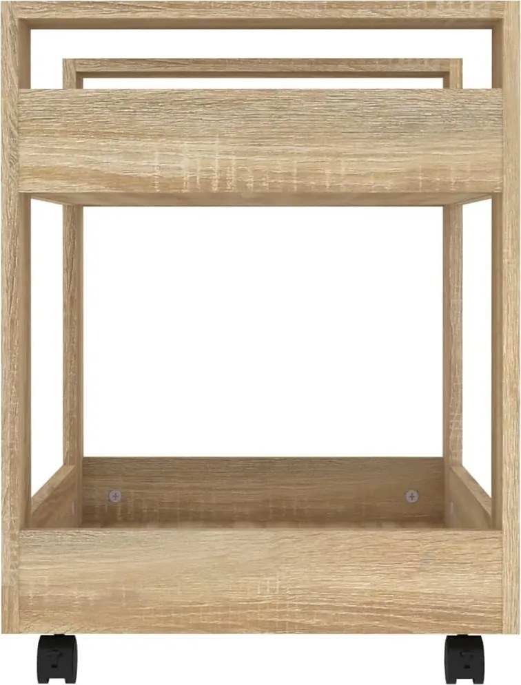 vidaXL Kancelářský kontejner 60 x 45 x 60 cm kompozitní dřevo [816601] Barva: dub sonoma