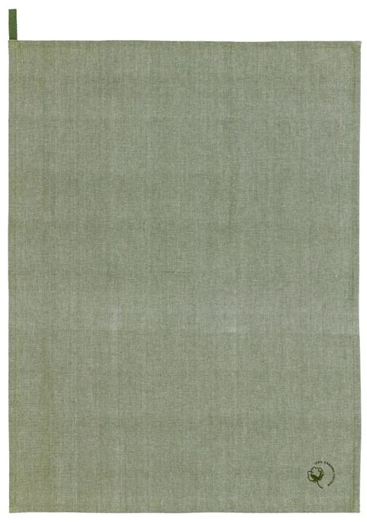 Södahl Kuchyňská utěrka z organické bavlny 50x70 Chambray Olive