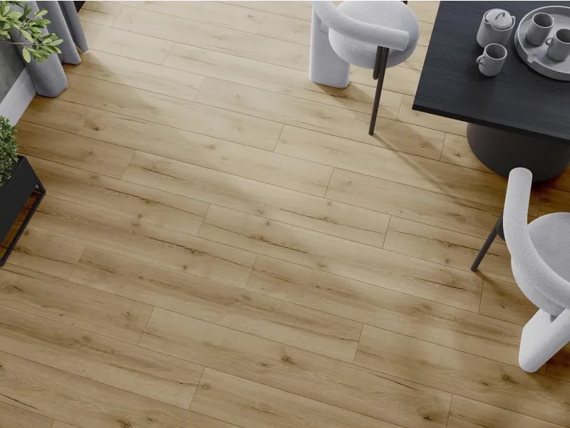 Mexen Buffalo vinylové panely 1227 x 187 mm LVT Dryback 2,5 mm, PVC podklad, 4 V-spára, Dub - F1307-1227-187-255-4V1-01