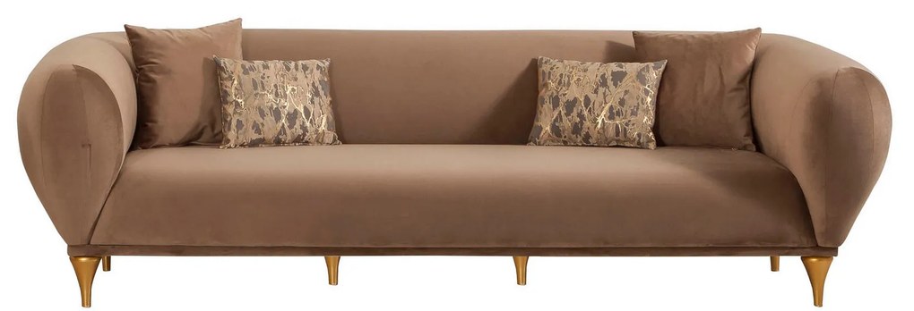 Hanah Home Třímístná pohovka MEBLON hnědá 867UNQ1550