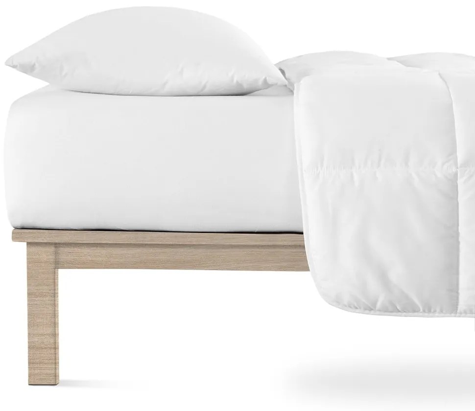 Bílé napínací prostěradlo jersey 200x220 cm Boxspring – Andrea Simone