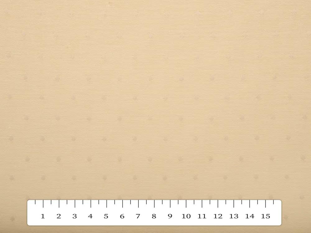 Biante Dekorační běhoun na stůl BM-001 Nopky na světle žlutém 20x160 cm