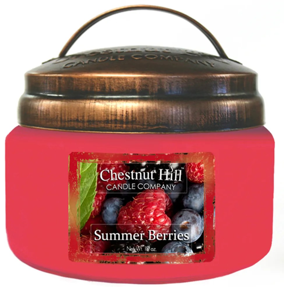 Chestnut Hill Candle CO Chestnut Hill Vonná svíčka ve skle - Summer Berries - Letní plody, 10oz