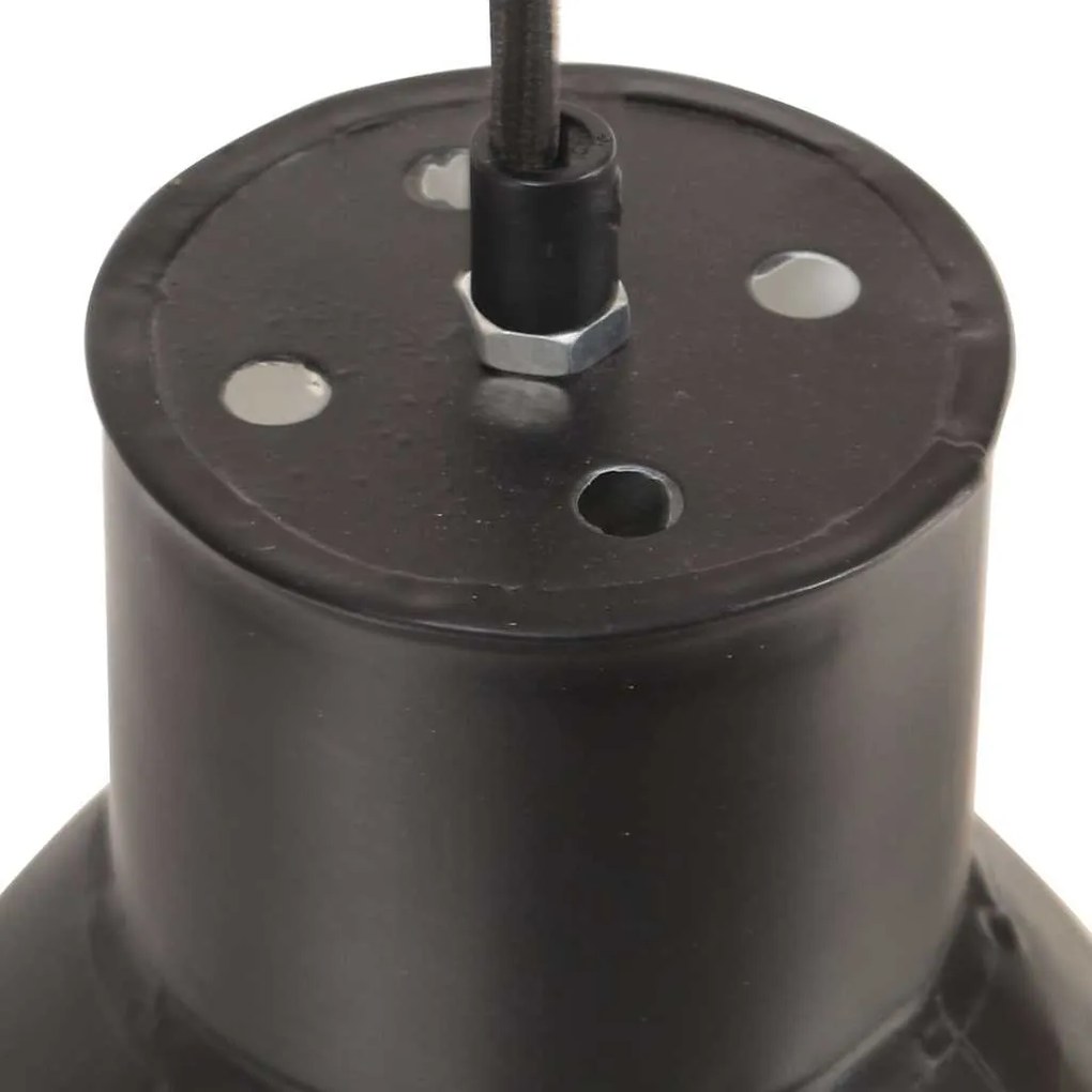 Závěsné svítidlo 25 W černé kulaté 17 cm E27 320573