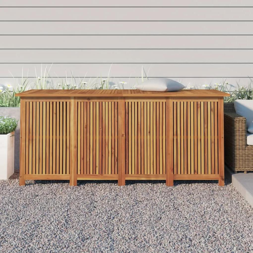 Zahradní úložný box 175 x 80 x 75 cm masivní akáciové dřevo - Default Title