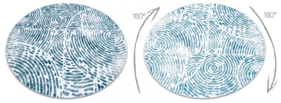 Kusový koberec Faris modrý kruh 160cm