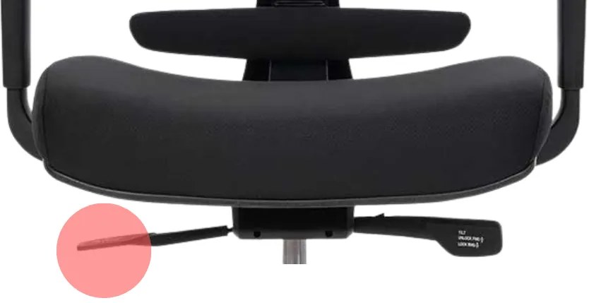MERCURY Ergonomická kancelářská židle LOMAX - černá látka / nosnost 150 kg