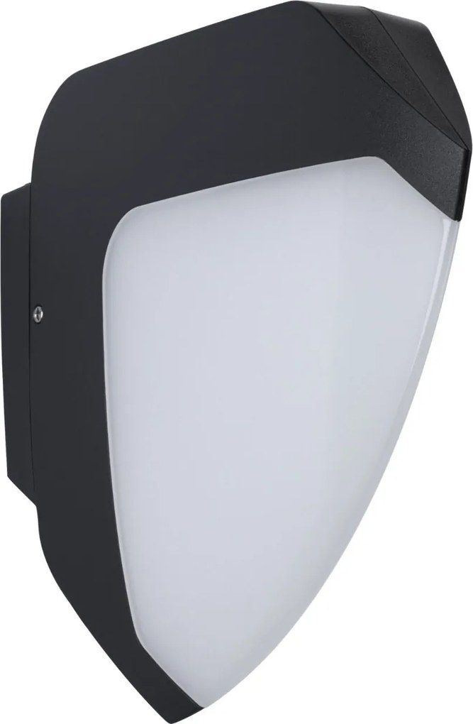 P 94517 LED venkovní nástěnné svítidlo Smart Home Zigbee Ikosea soumrakový senzor a pohybové čidlo CCT IP44 50x203mm 3000K 4,4W 230V antracit umělá hmota - PAULMANN