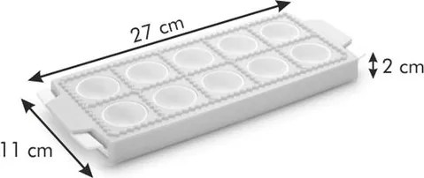 TESCOMA Forma na kulaté ravioli DELÍCIA, 10 ks