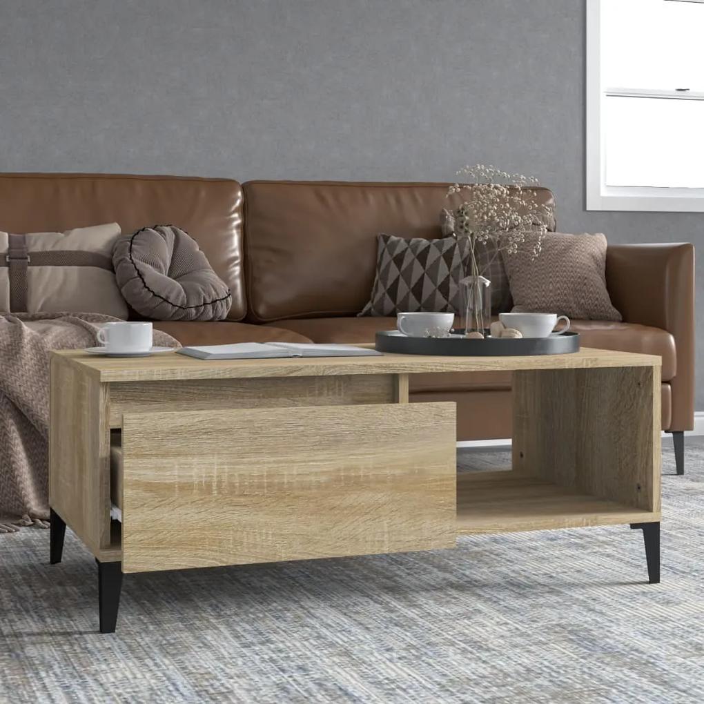 vidaXL Konferenční stolek 90x50x36,5 cm kompozitní dřevo [821059] Barva: Betonová šedá