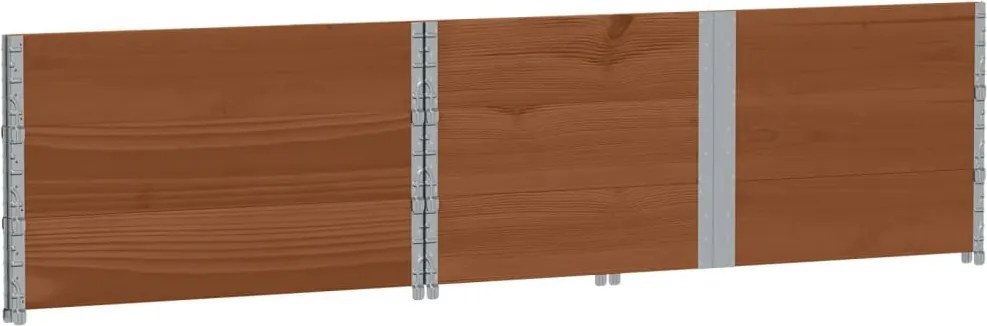 Zahradní truhlík hnědý 150 x 100 cm masivní borové dřevo 3295442
