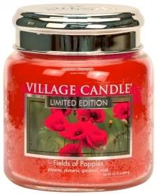 Village Candle Vonná svíčka ve skle 16 oz -  Fields of Poppies