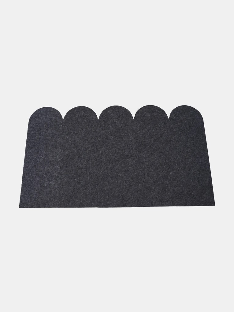 Sinsay - Filcové stěnové panely 5 pack - černá