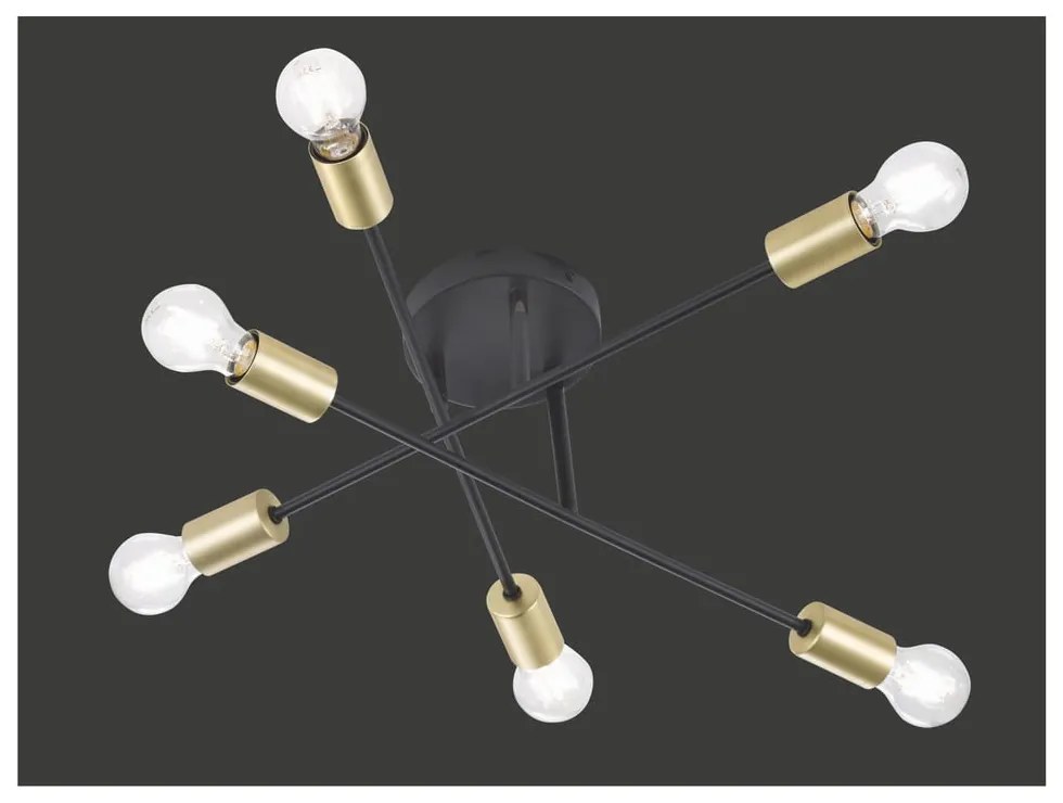 Stropní svítidlo Trio Cross, výška 19 cm