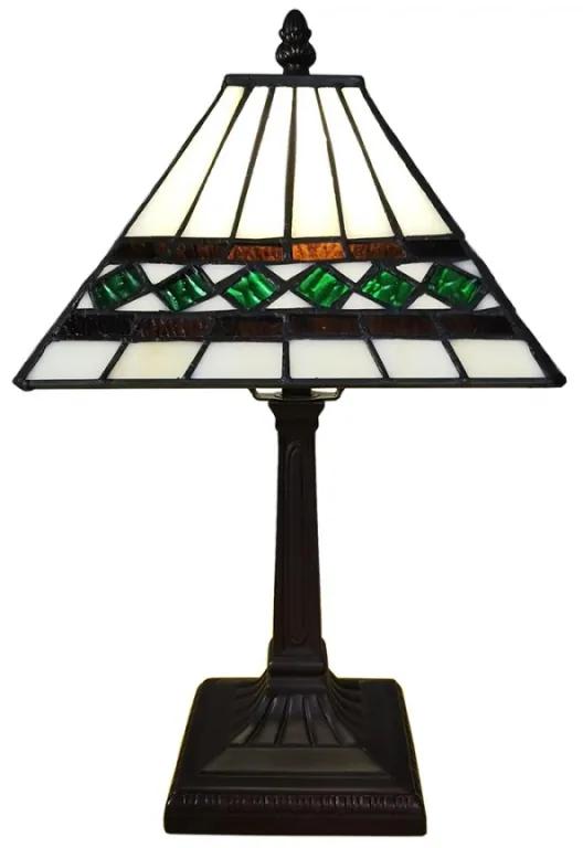 Stolní Tiffany lampa Aurelie – 20x20x34 cm