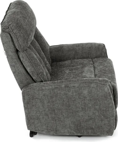 Polohovací křeslo šedé, elektrické TV-H9727 GREY2