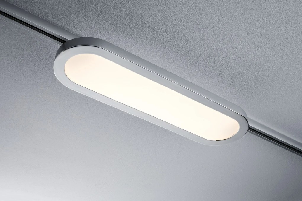 Paulmann 95319 Panel Loop, LED panel pro Urail system, 7W LED 2700K, matný chrom, délka 38cm