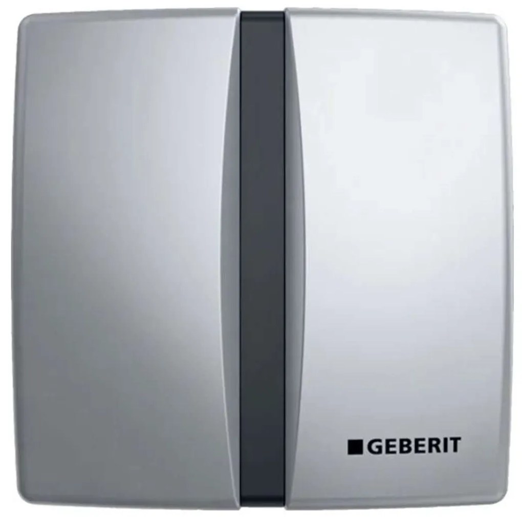 Geberit - Elektronické ovládání splachování pisoáru, bateriové napájení, matný chrom 115.804.46.5