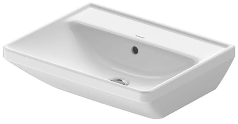 Duravit D-Neo - Umyvadlo 550x440 mm, s přepadem, bílá 2366550000