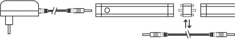 Dotykové LED kuchyňské svítidlo WO216 stmívatelné, 2 x 50 cm, bílá