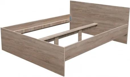 Dřevěná postel Nikola I, 160x200, bez roštu a matrace