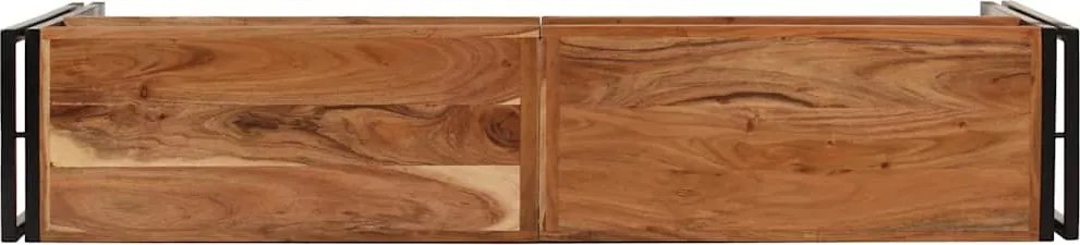 Konzolový stolek 150 x 30 x 75 cm masivní akáciové dřevo 321103