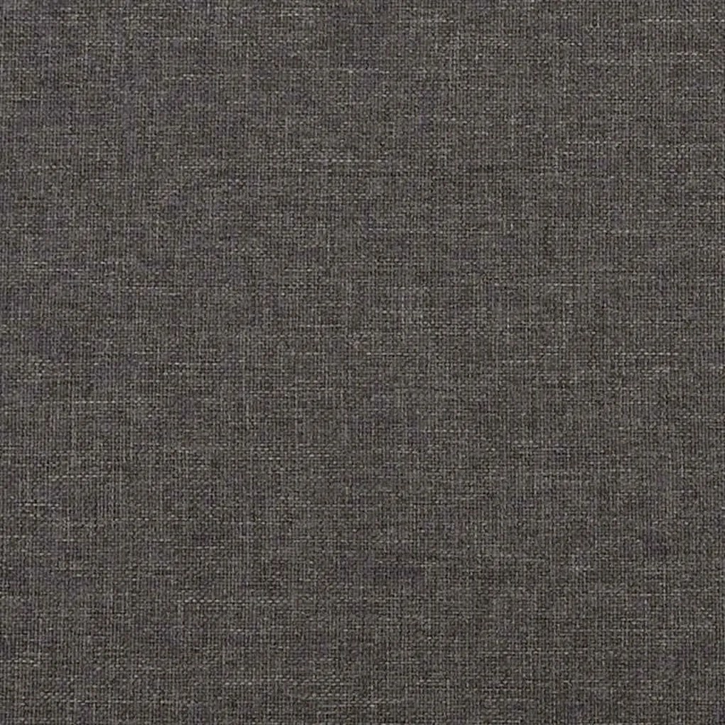 Relaxační křeslo s podnožkou tmavě šedé textil 3097883