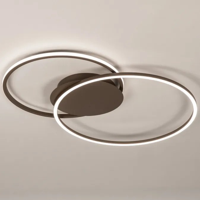 Stropní stmívatelné LED svítidlo Omega 750 Brown Big