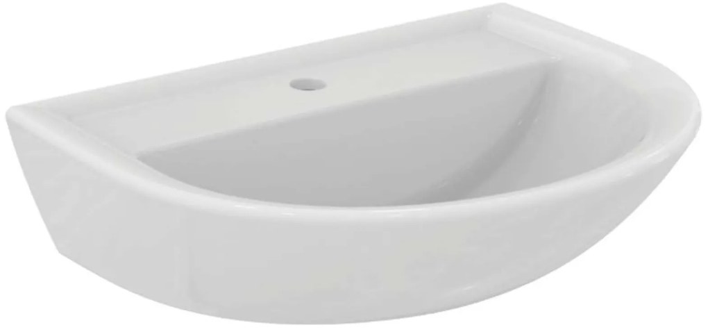 Ideal Standard Eurovit - Umyvadlo 60x47 cm, bez přepadu, otvor pro baterii, bílá W332501